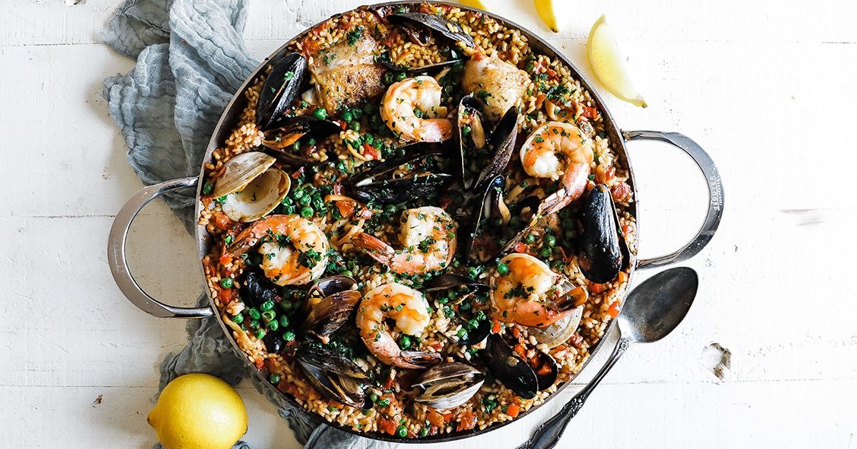 Authentic Spanish Paella Recipe with Seafood - Chef Billy Parisi