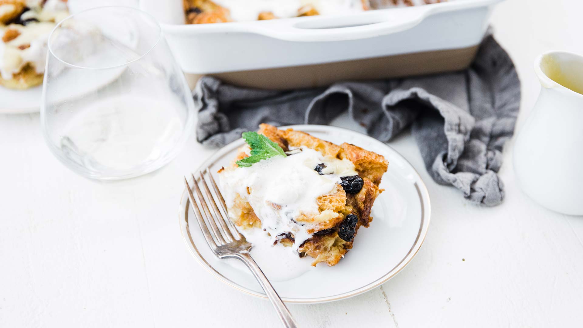 Croissant Bread Pudding Recipe (with Zabaglione Sauce!) - Chef Billy Parisi