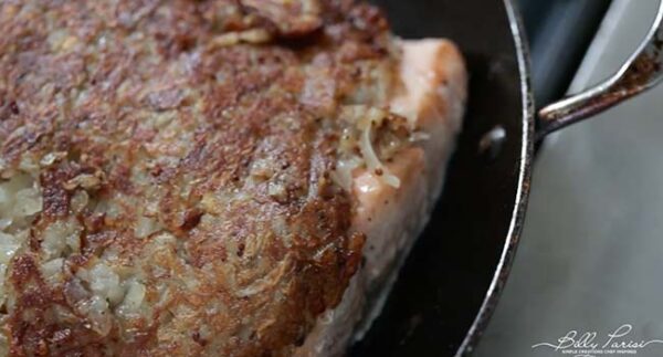 Potato-Crusted Salmon Recipe - Chef Billy Parisi