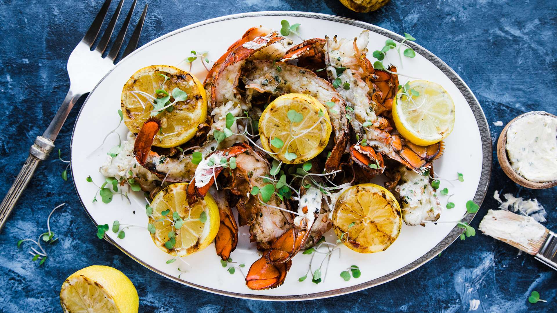 How to Grill Lobster Tails with Herb Honey Butter Recipe - Chef Billy ...