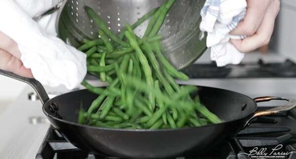 Boiled Green Beans Recipe with Butter Glaze - Chef Billy Parisi