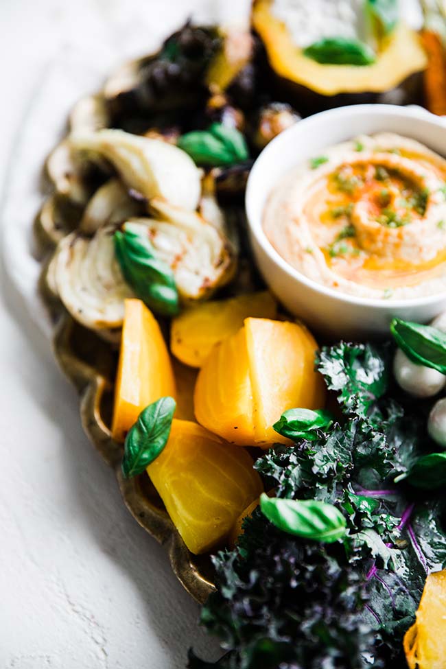 Easy Grilled Vegetables Crudité Platter | Billy Parisi