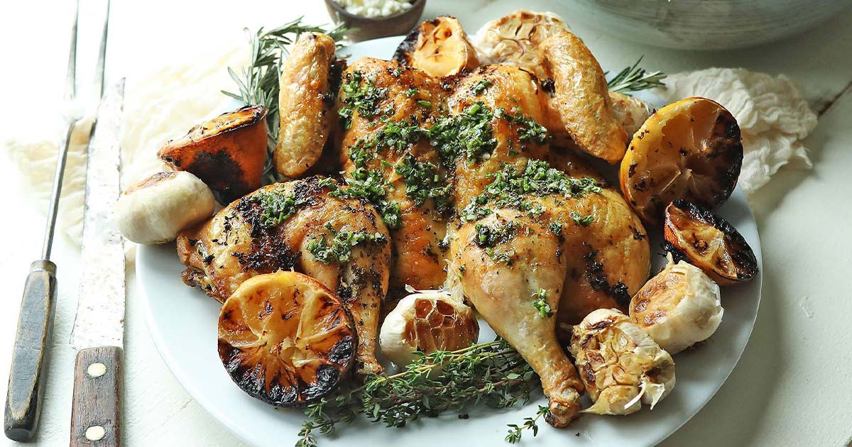 Roast Spatchcock Chicken Recipe - Chef Billy Parisi