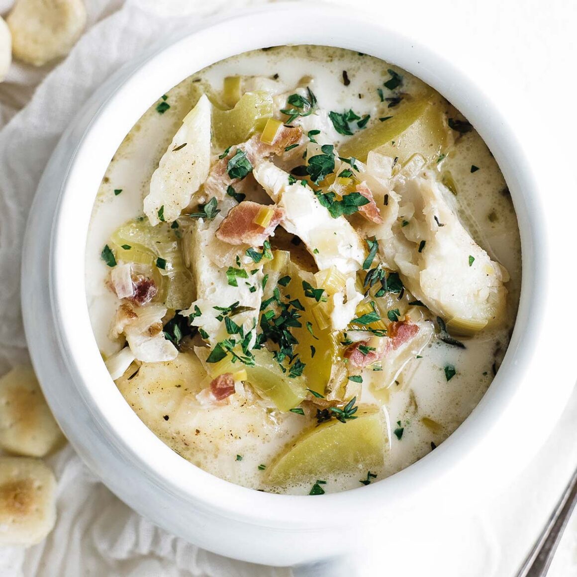 Creamy Fish Chowder Recipe - Chef Billy Parisi