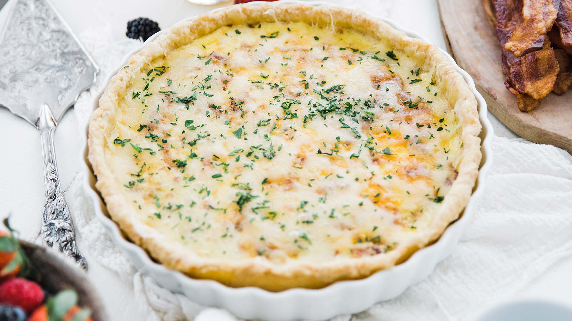 Quiche Lorraine Recipe - Chef Billy Parisi