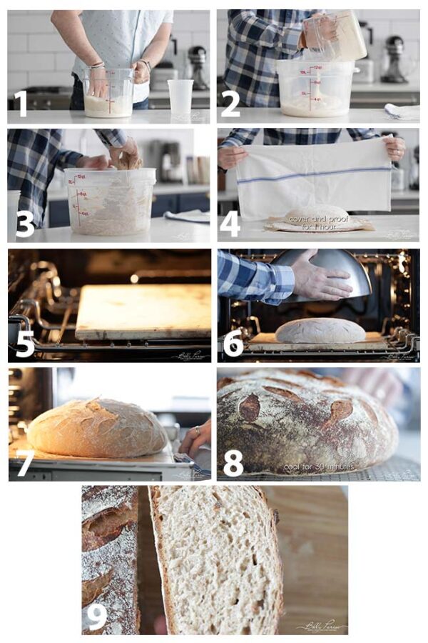 Classic French Boule Recipe with Poolish - Chef Billy Parisi
