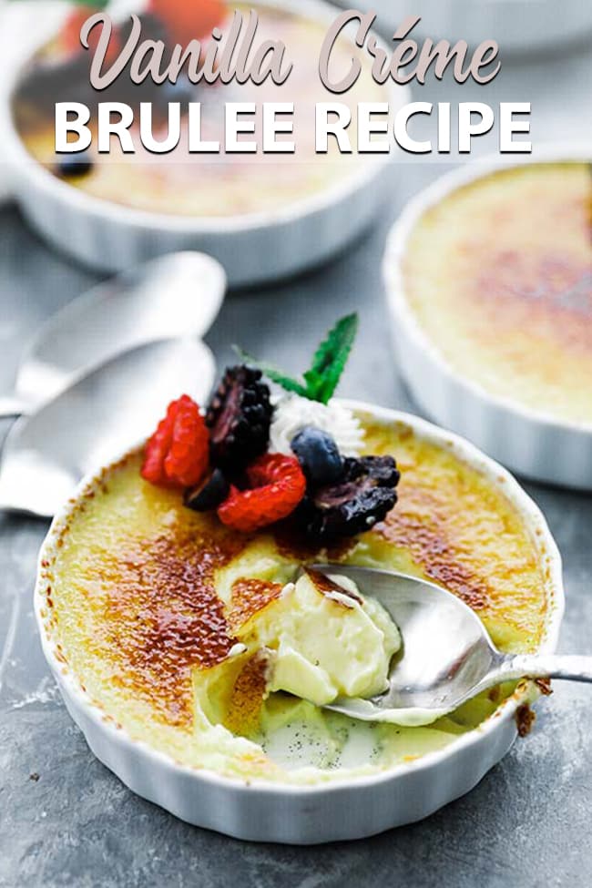 Perfect Crème Brûlée Recipe - Chef Billy Parisi
