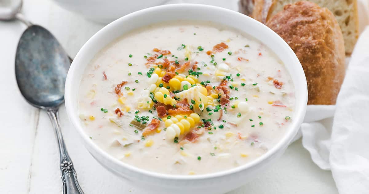 Easy Corn Chowder Recipe - Chef Billy Parisi