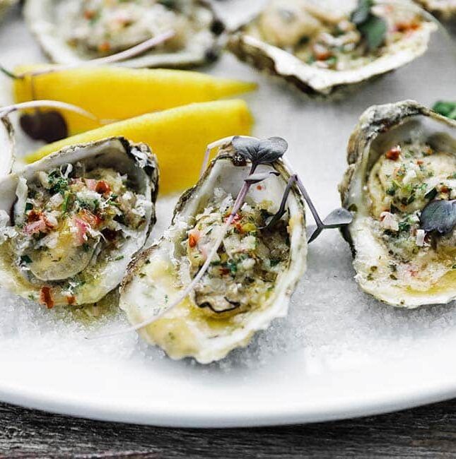 Grilled Oysters Recipe with Beer Butter - Chef Billy Parisi