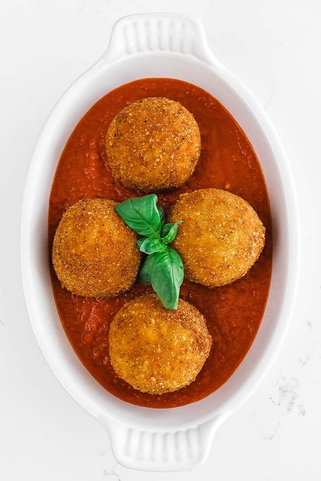 Arancini Recipe (Creamy Crispy Fried Risotto Balls) - Chef Billy Parisi