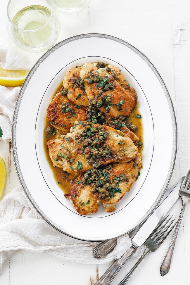 Classic Italian Chicken Piccata Recipe - Chef Billy Parisi