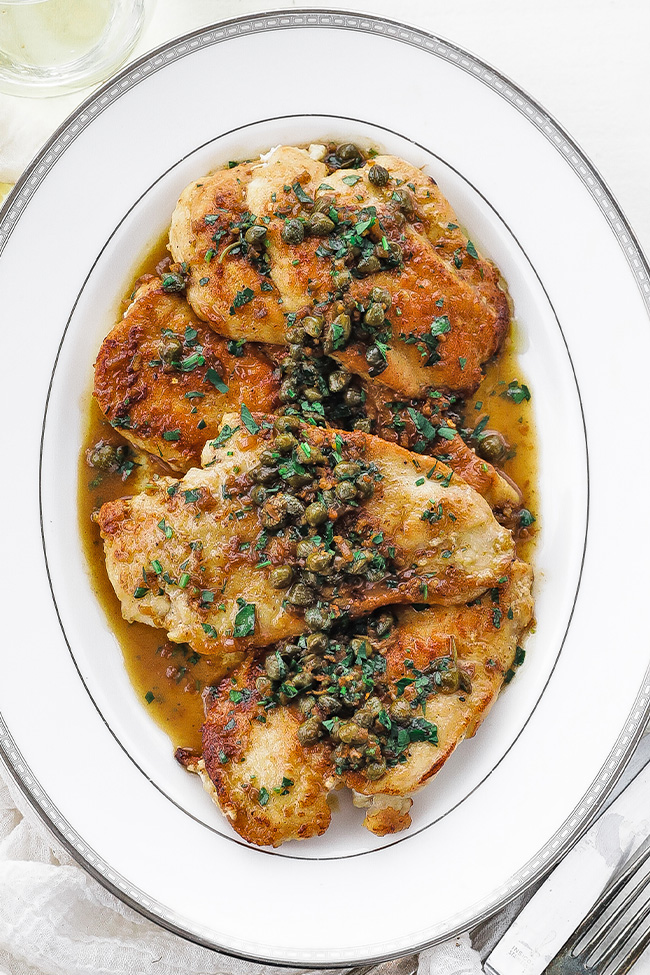 Classic Italian Chicken Piccata Recipe - Chef Billy Parisi