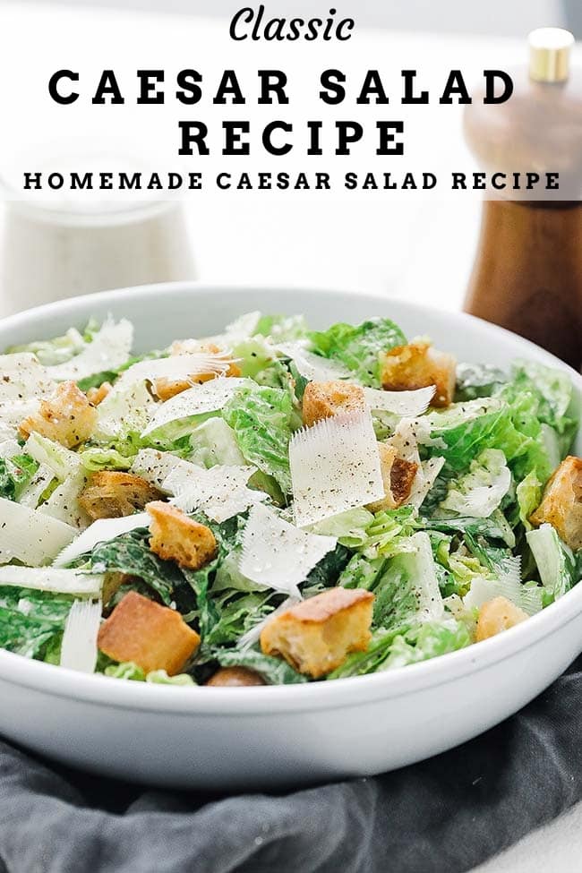 Classic Caesar Salad Recipe - Chef Billy Parisi