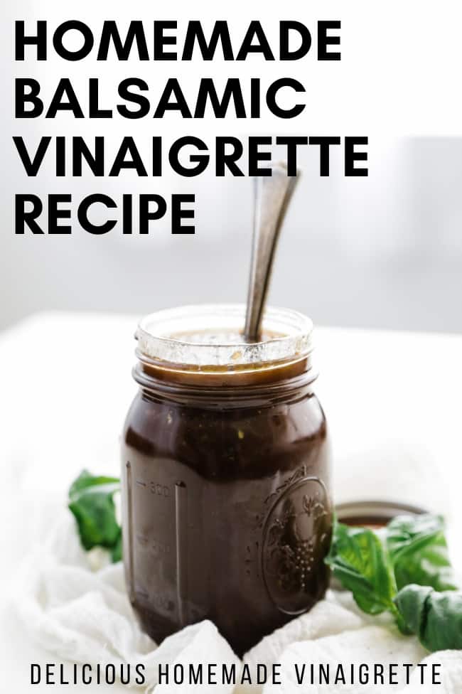 Homemade Balsamic Vinaigrette Recipe - Chef Billy Parisi