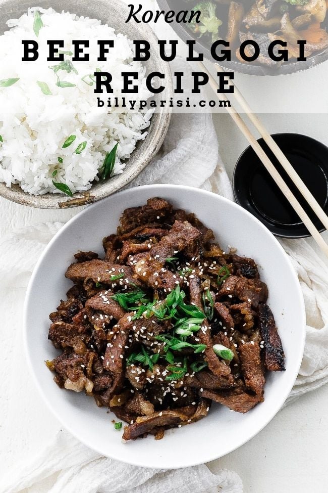 Korean Beef Bulgogi Recipe - Chef Billy Parisi