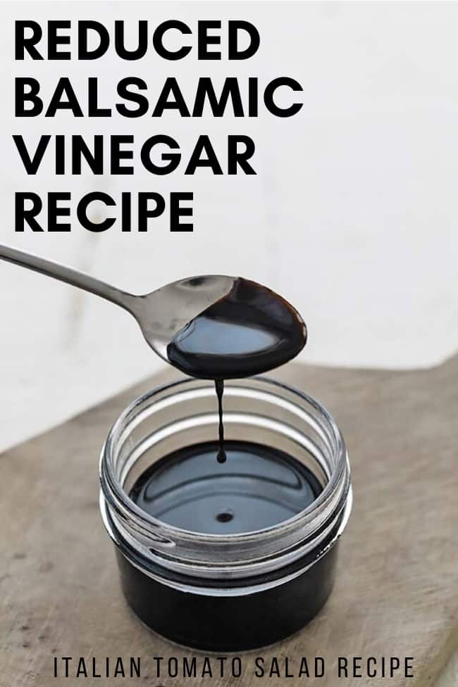 Balsamic Reduction Recipe - Chef Billy Parisi