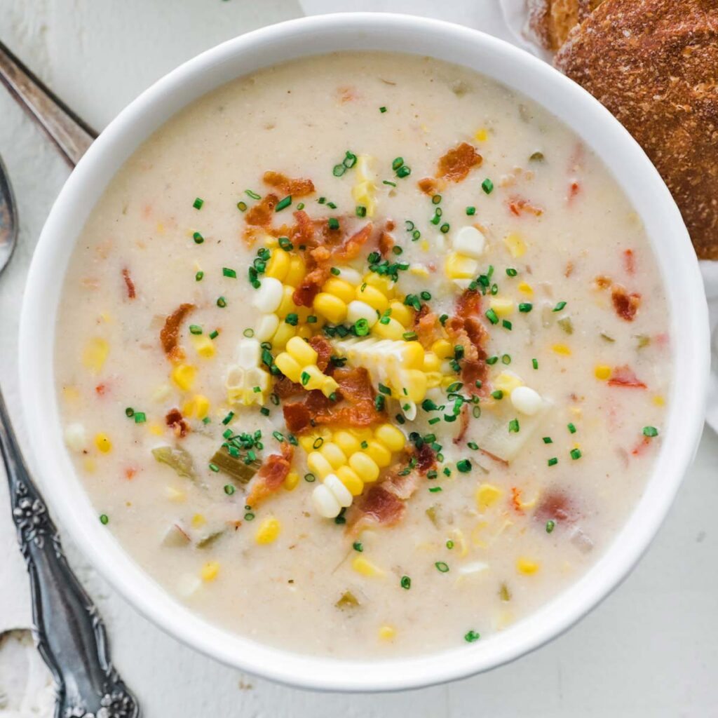 Easy Corn Chowder Recipe - Chef Billy Parisi