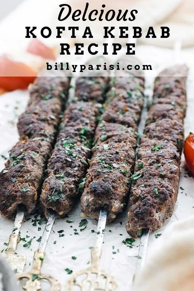 Middle Eastern Kofta Kebab Recipe - Chef Billy Parisi