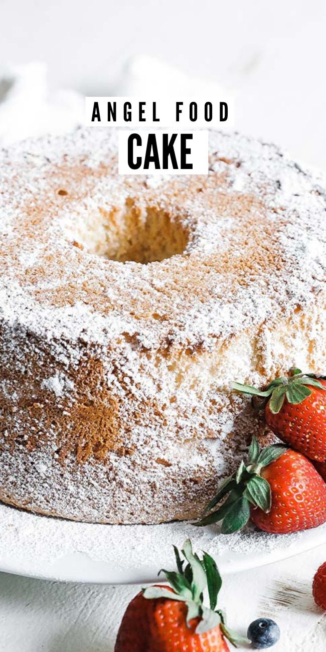 Homemade Angel Food Cake Recipe - Chef Billy Parisi