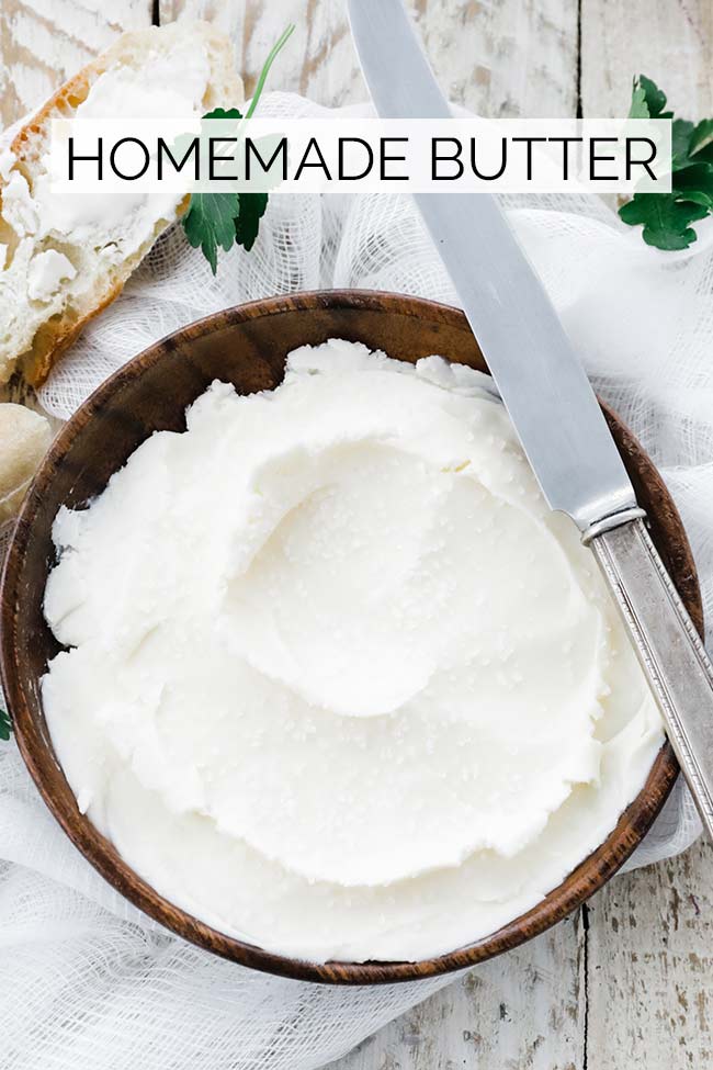 How to Make Homemade Butter - Chef Billy Parisi