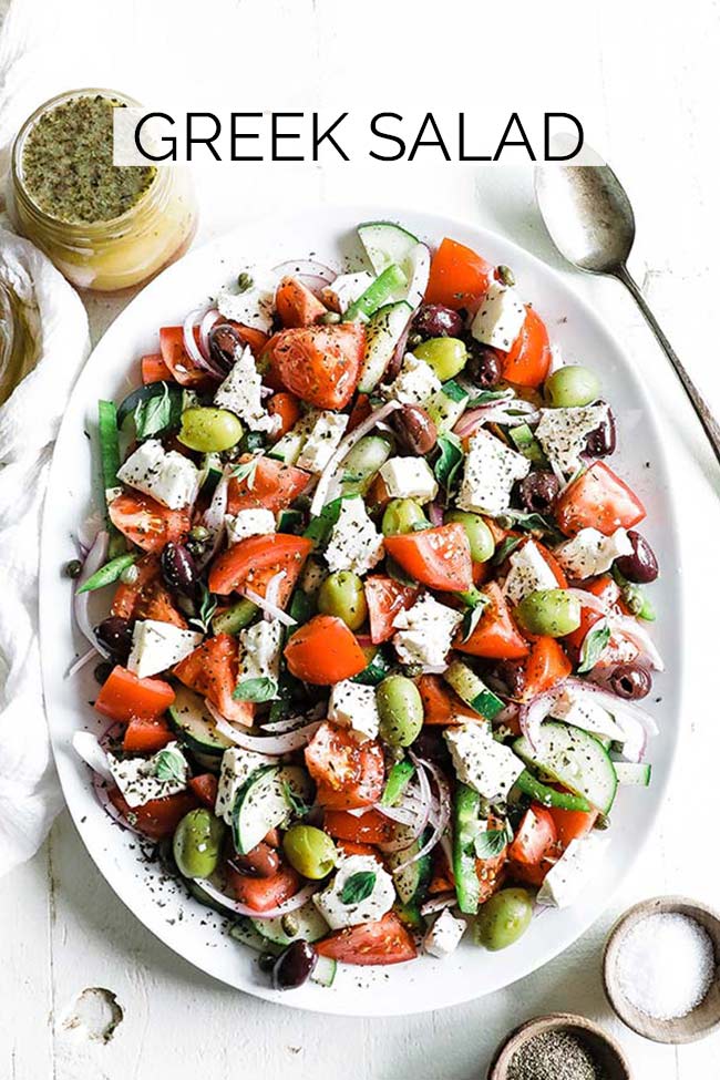 Traditional Greek Salad Recipe (Horiatiki Salata) - Chef Billy Parisi