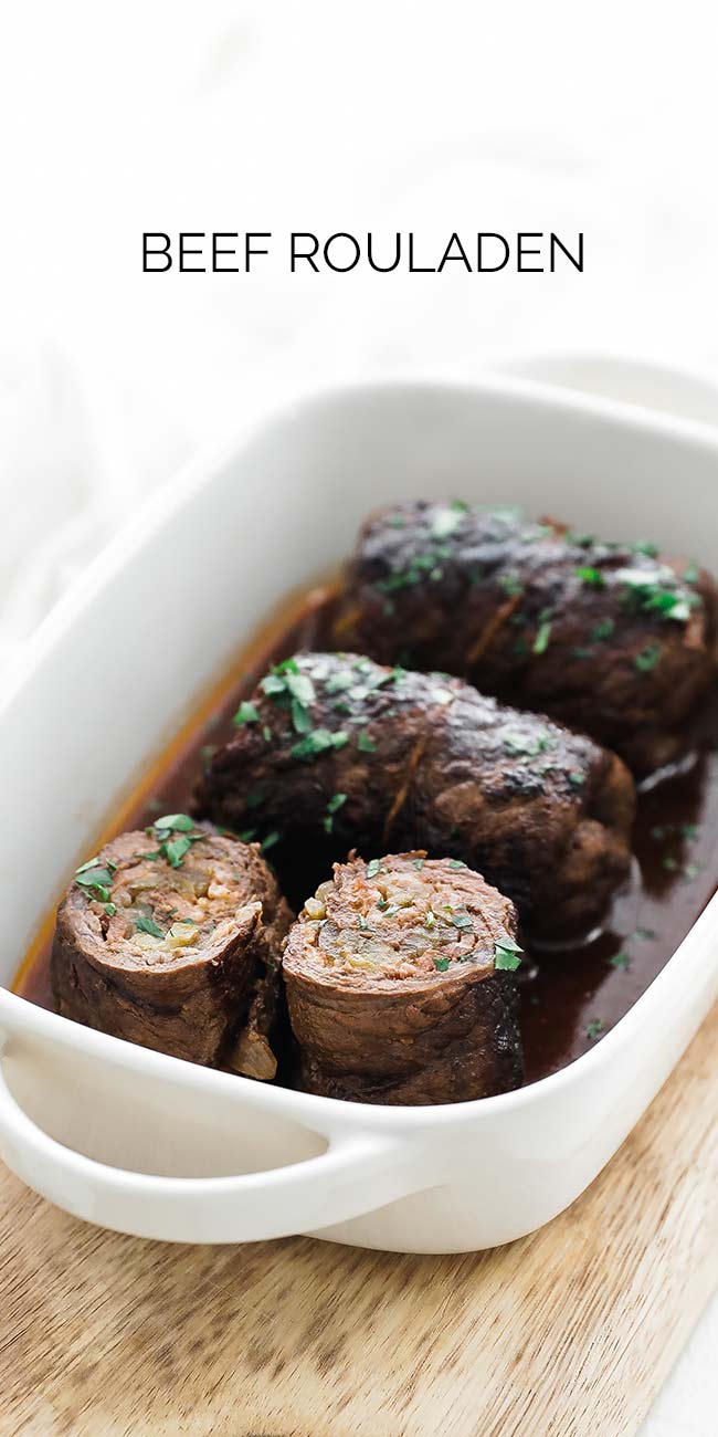 German Beef Rouladen Recipe - Chef Billy Parisi