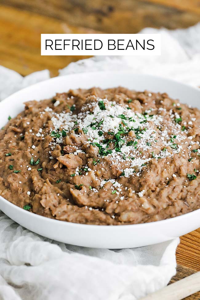 Homemade Refried Beans Recipe (Frijoles Refritos) - Chef Billy Parisi