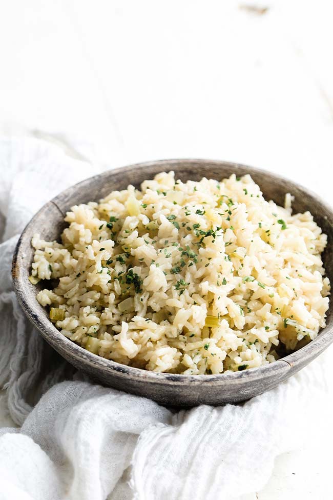 Traditional Rice Pilaf Recipe - Chef Billy Parisi