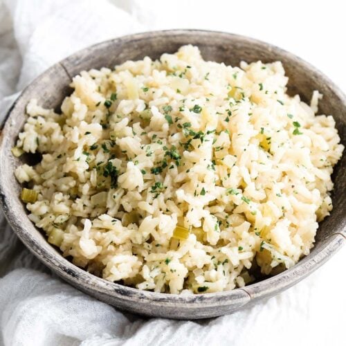 Traditional Rice Pilaf Recipe - Chef Billy Parisi