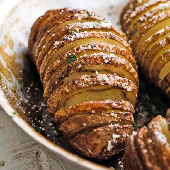 Hasselback Potatoes Recipe - Chef Billy Parisi