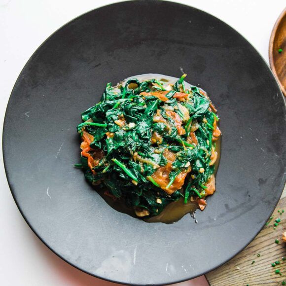 Italian Spinach Recipe - Chef Billy Parisi