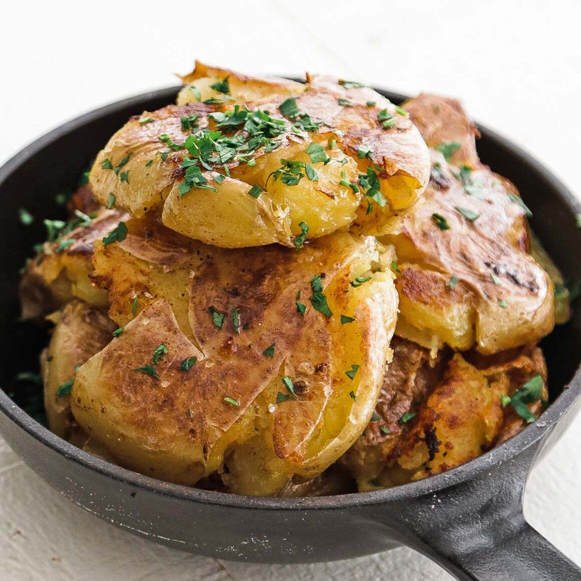Crispy Smashed Potatoes Recipe - Chef Billy Parisi