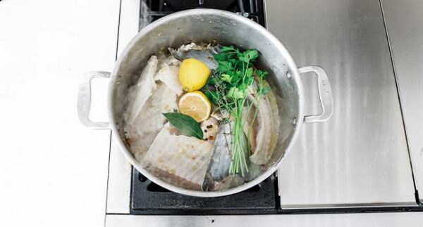 Fish Stock Recipe (Fish Fumet) - Chef Billy Parisi