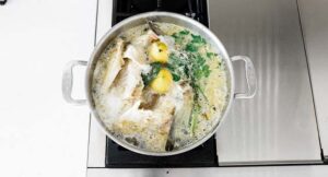 Fish Stock Recipe (Fish Fumet) - Chef Billy Parisi