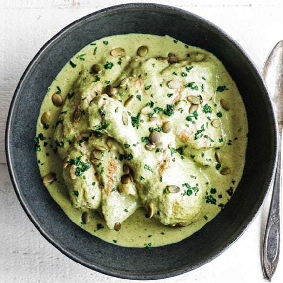 Pipian Verde Recipe with Chicken (Mole Verde) - Chef Billy Parisi