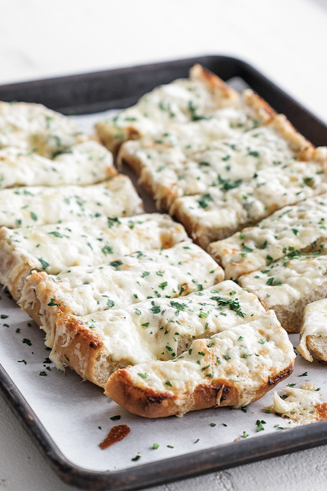 The Best Cheesy Bread Recipe - Chef Billy Parisi