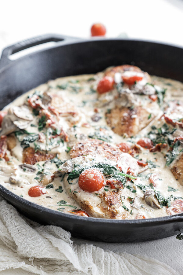 Creamy Tuscan Chicken Recipe - Chef Billy Parisi