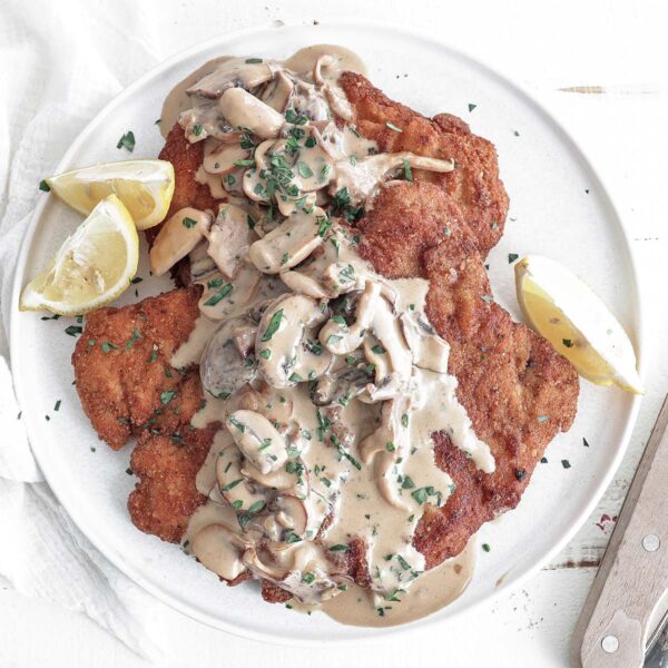 JägerSchnitzel Recipe - Chef Billy Parisi