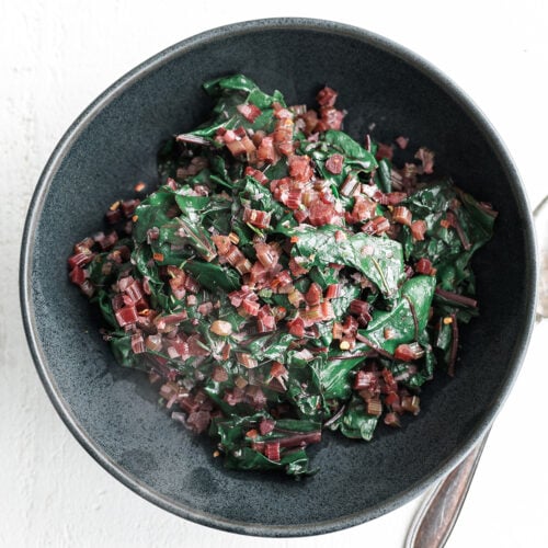 Sauteed Beet Greens Recipe (with Garlic and Lemon) - Chef Billy Parisi