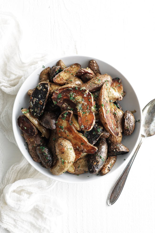 Roasted Fingerling Potatoes Recipe - Chef Billy Parisi