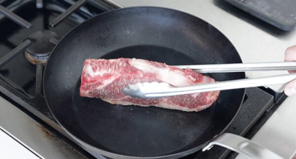 Cold Sear Steak Recipe - Chef Billy Parisi
