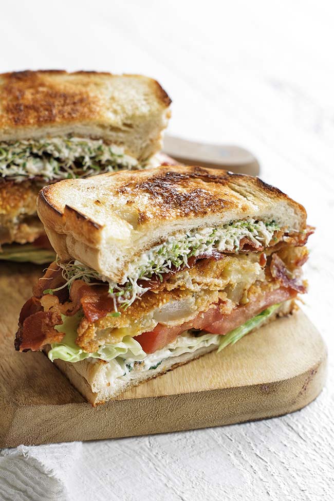 Fried Green Tomato Sandwich Recipe - Chef Billy Parisi