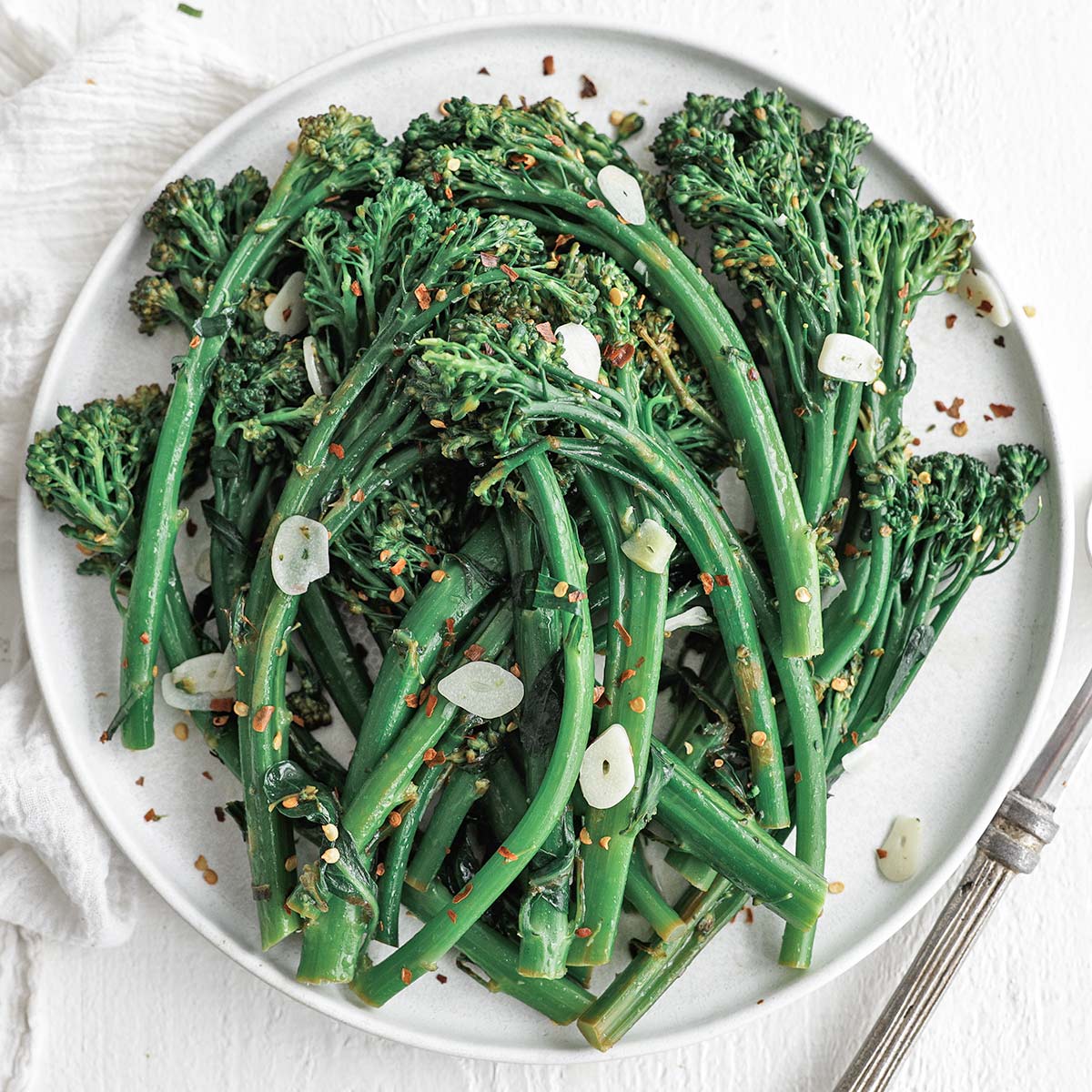 Garlicky Butter Glazed Broccolini Recipe - Chef Billy Parisi