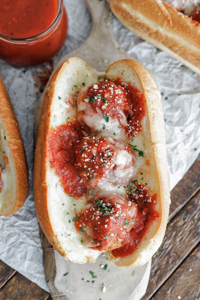Meatball Sub Sandwich Recipe - Chef Billy Parisi