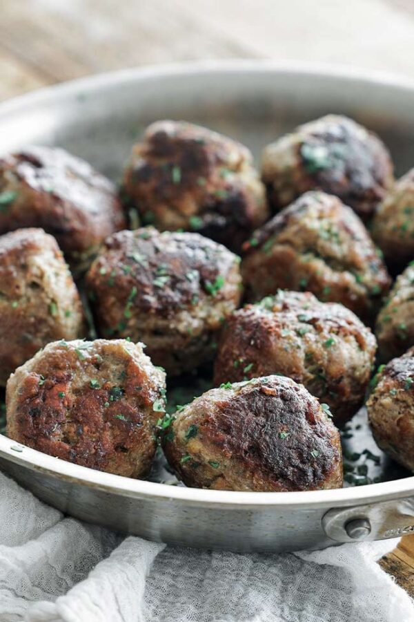 Pan Fried Meatballs - Chef Billy Parisi