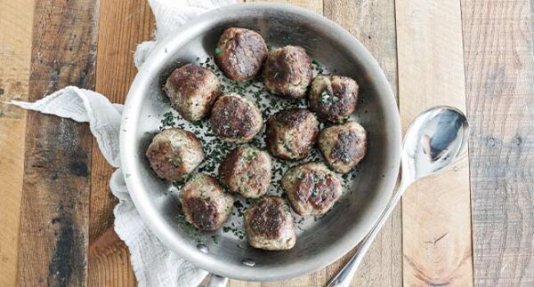 Pan Fried Meatballs - Chef Billy Parisi