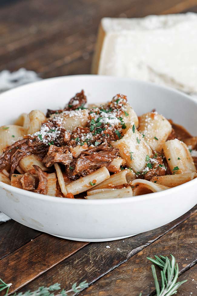 Short Rib Pasta (Oven-Braised Classic) - Chef Billy Parisi