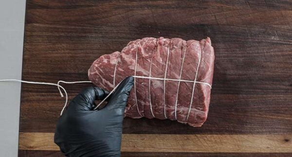 How to Truss Beef (Tie a Roast) - Chef Billy Parisi