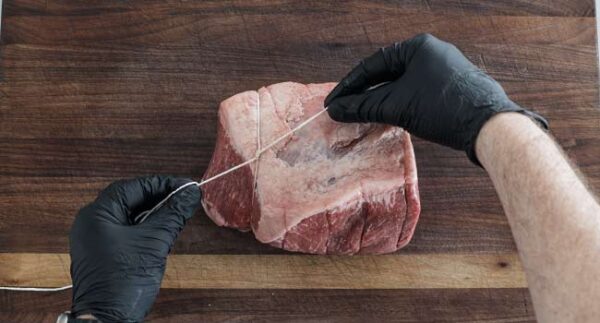 How to Truss Beef (Tie a Roast) - Chef Billy Parisi