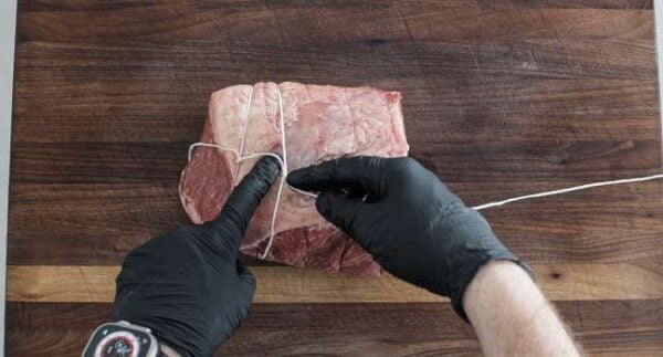 How to Truss Beef (Tie a Roast) - Chef Billy Parisi